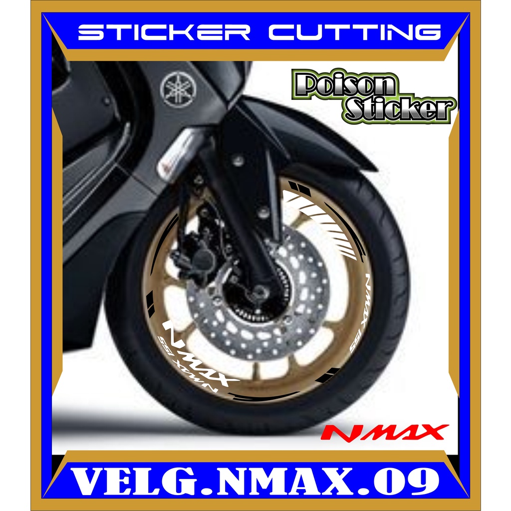Jual CUTTING STICKER VELG NMAX- STIKER LIS LIST VARIASI BAN/VELG YAMAHA ...