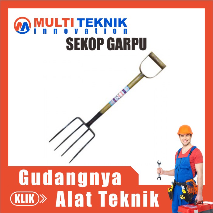 Jual Garpu Kebun Taman Garuk Tanah Besi Gagang Besi Kuat MT335 | Shopee ...