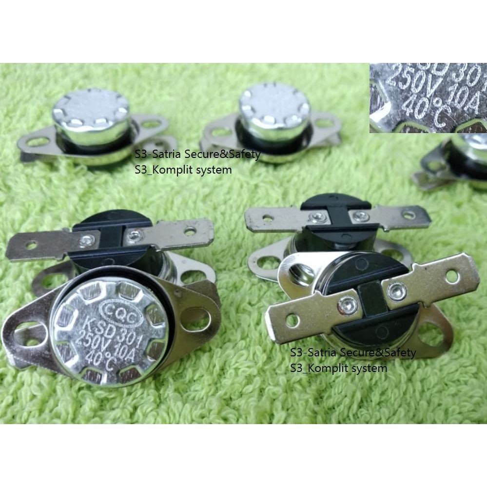 Jual Fuse Bimetal 40 derajat Thermostat 40C 40 C pemanas Nasi magic com jar | Shopee Indonesia