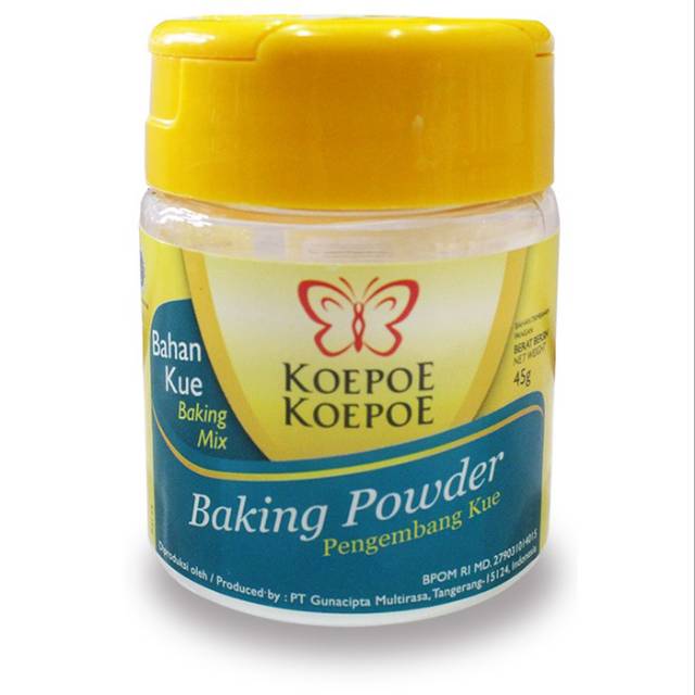 Jual Baking Powder Pengembang Kue kupu-kupu 45 gr | Shopee Indonesia