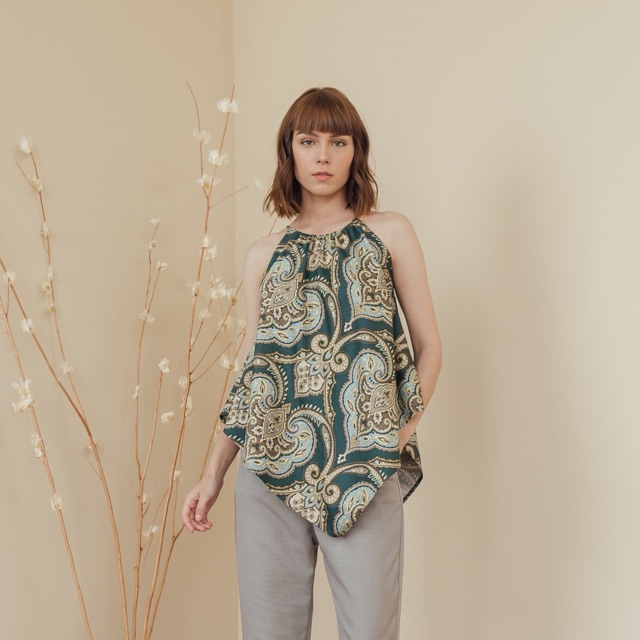 Jual Batik Halter Top | Shopee Indonesia