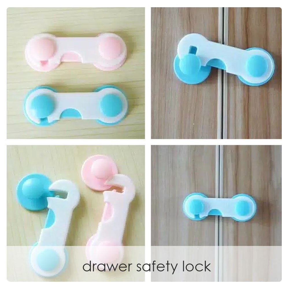 Jual Edufuntoys - DRAWER SAFETY LOCK - pengaman laci/ lemari / alat ...