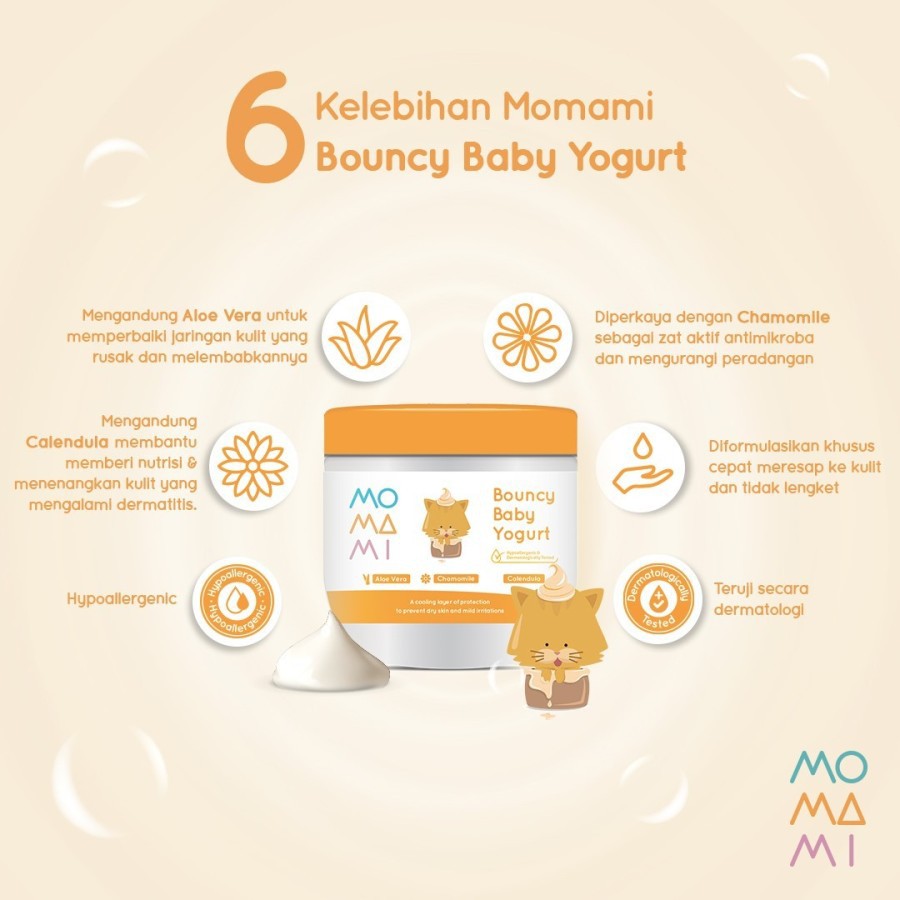 Jual Momami - Bouncy Baby Yogurt Moisturizer - Pelembab Kulit Bayi ...