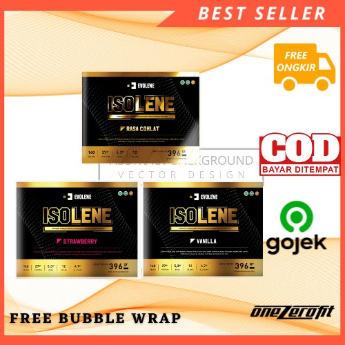 Jual Isolene 12 Sachet 396gr Whey Protein Isolate Evolene | Shopee ...