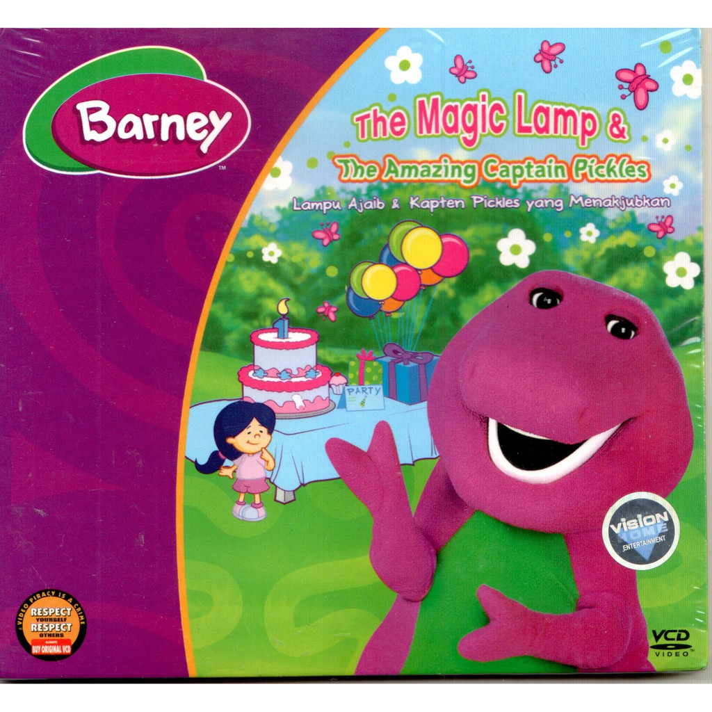 Jual VCD ORIGINAL BARNEY THE MAGIC LAMP & THE AMAZING CAPTAIN PICKLES ...