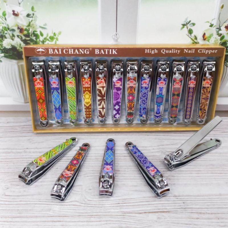 Jual Gunting Kuku Ori Baichang Motif Batik Cantik | Shopee Indonesia