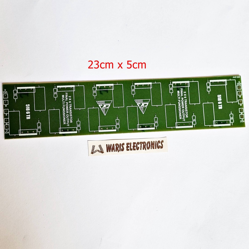 Jual PCB TR Final Transistor 6 set 2 x 6 line 23cm CKJ 518 6 TR ...