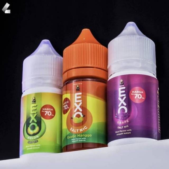 Jual EXO SALT NIC MANGGA GRAPE MELON MANGO LIQUID EXO SALTNIC 30ML BY ...