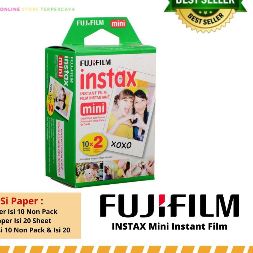 Jual Fujifilm Paper Instax Mini Isi 20 Polos / Refill Instax MIni ...
