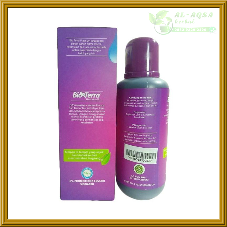Jual Bioterra Platinum Herbal Probiotik Bio Terra 250ml | Shopee Indonesia