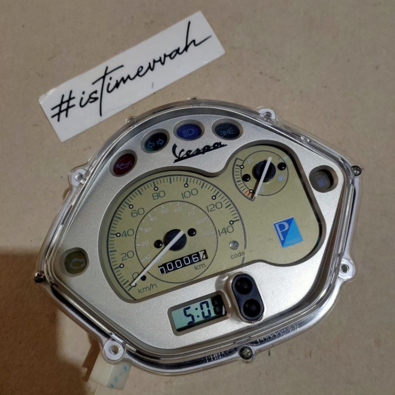 Jual Speedometer Vespa LX 150 matic asli original.spedometer kilometer ...