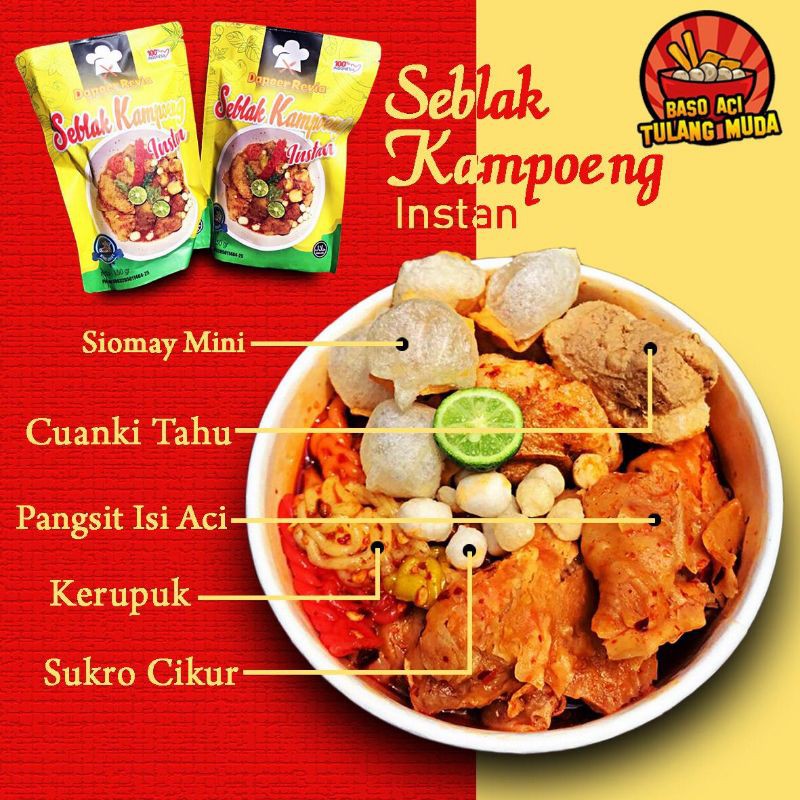 Jual Seblak Mercon By Baso Aci Tulang muda | Shopee Indonesia