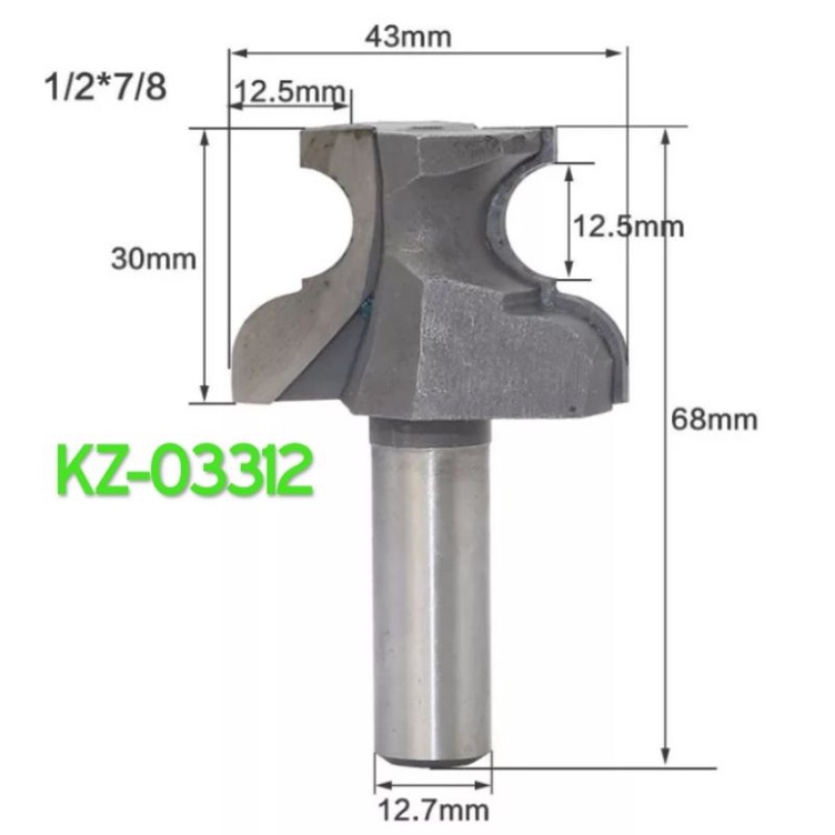 Jual mata profil lis timbul kz03312 loter router ruter roter | Shopee ...