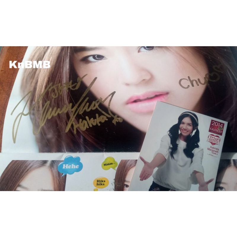 Jual [ Unsealed ] Kalender JKT48 2014 Face To Face TTD Tanda Tangan ...