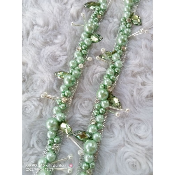 Jual Payet Rangkai/ Mutiara Rangkai Manik Bambu sampan/ Hiasan Kebaya ...