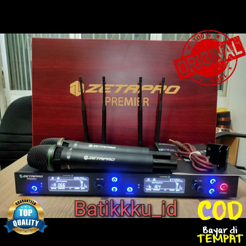 Jual MIC WIRELESS ZETAPRO PREMIER 5G TECHNOLOGY ORIGINAL ZETAPRO FREE ...