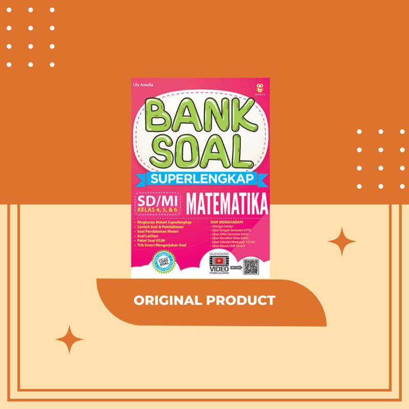 Jual Bank Soal Superlengkap Matematika Sd Mi Kelas 4 5 And 6 Shopee