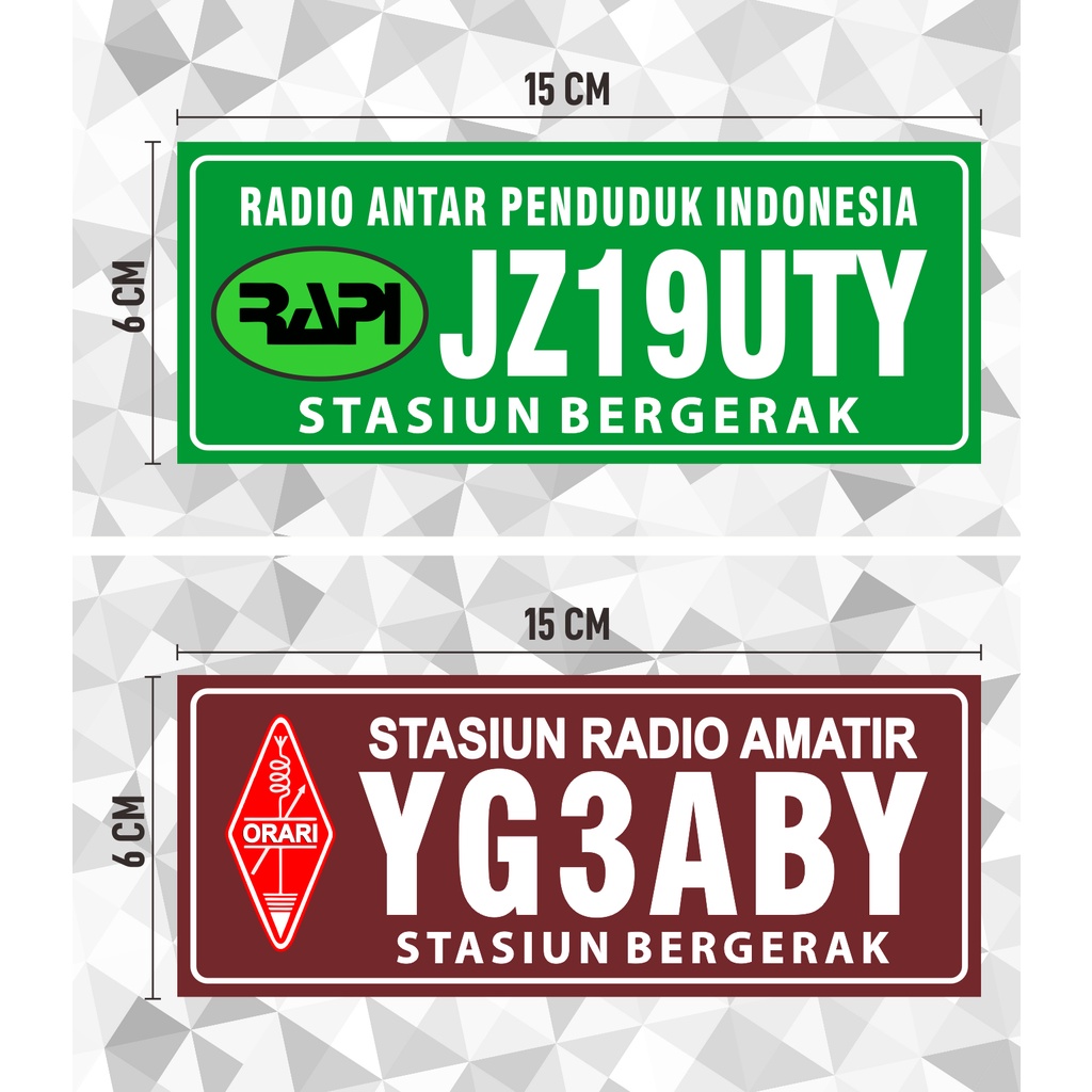 Jual STICKER MAGNET MOBIL - 10-28 STASIUN BERGERAK RAPI / ORARI ...
