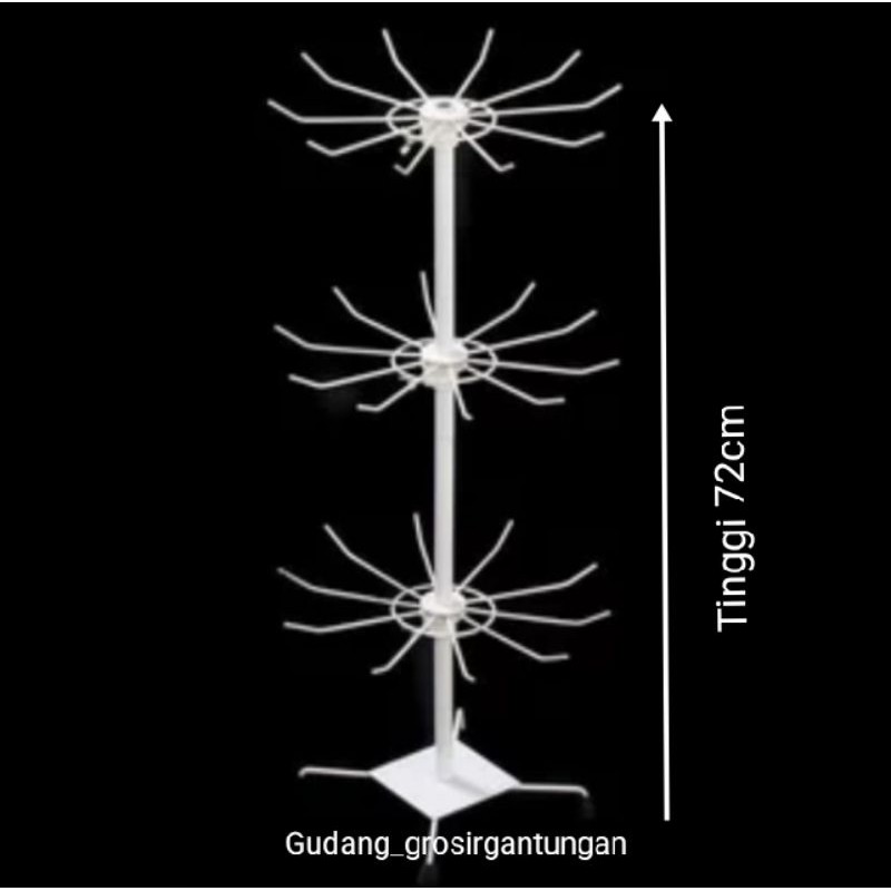 Jual Rak Display Matahari Putar 3 susun | Shopee Indonesia