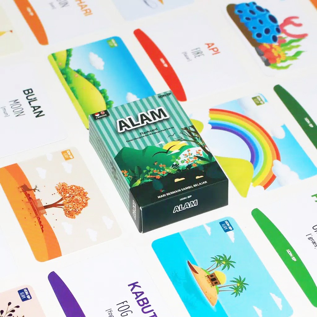 Jual FLASH CARD ANAK (COD) FLASH CARD EDUKASI ANAK MURAH TEBAL 24 TEMA ...
