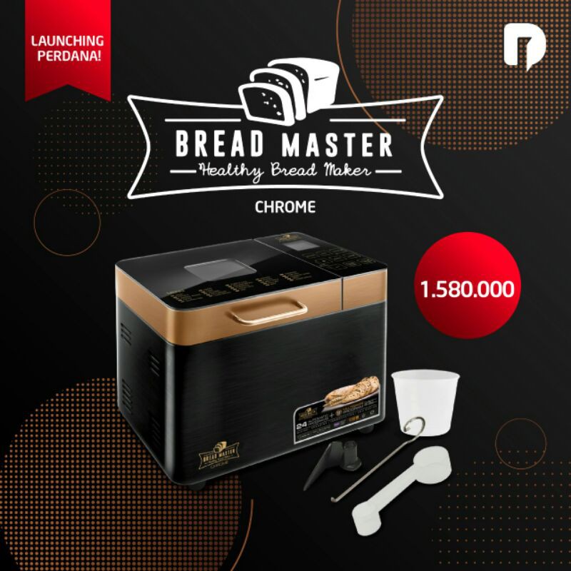 Jual BREAD MASTER chrome alata pembuat roti instan, YOGURT dan lainnya ...