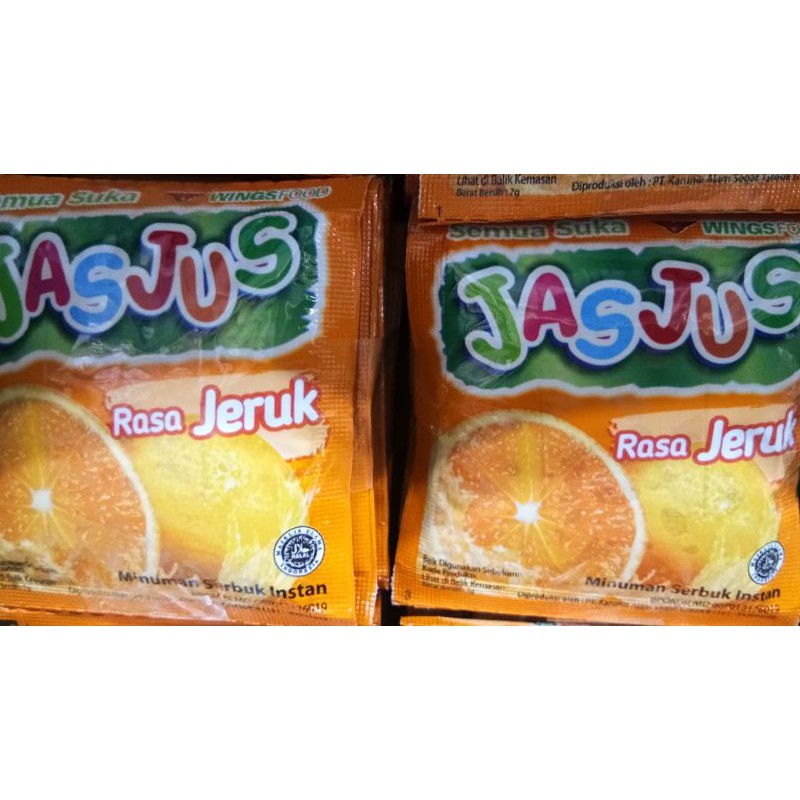 Jual Jasjus Rasa Jeruk 1 Renceng isi 10 | Shopee Indonesia