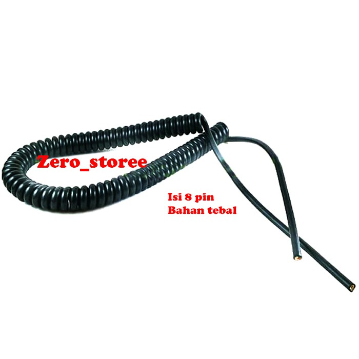 Jual Kabel Mic kabel Mig kabel Spiral Isi 8 Buntung Rig Kenwood Alinco ...