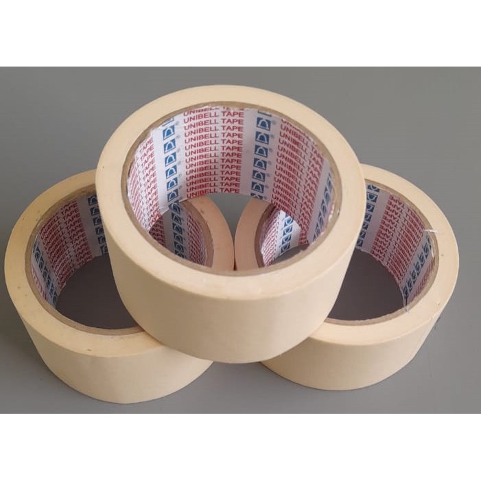 Jual ISOLASI KERTAS MASKING TAPE BESAR UNIBELL | Shopee Indonesia