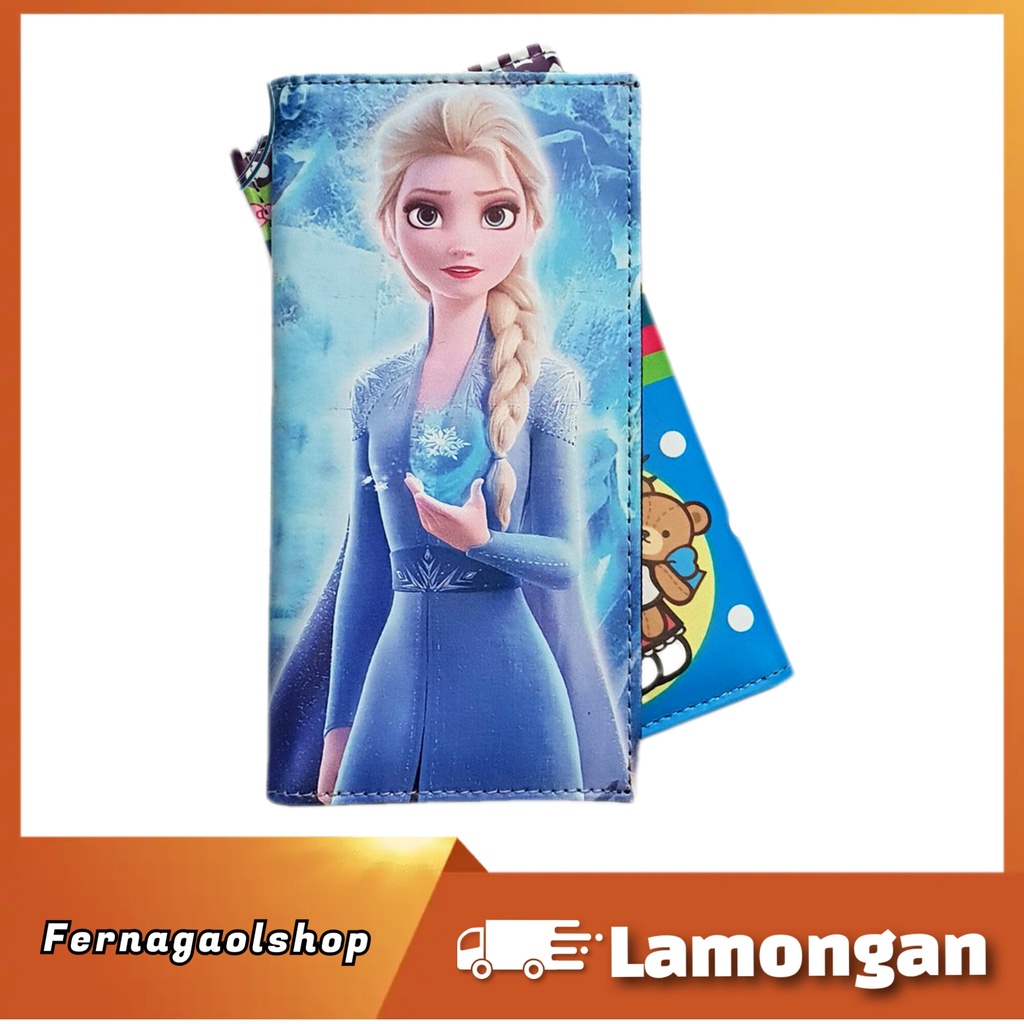 Jual Dompet Anak Anak Perempuan Lucu Dompet Cewek karakter frozen Elsa ...