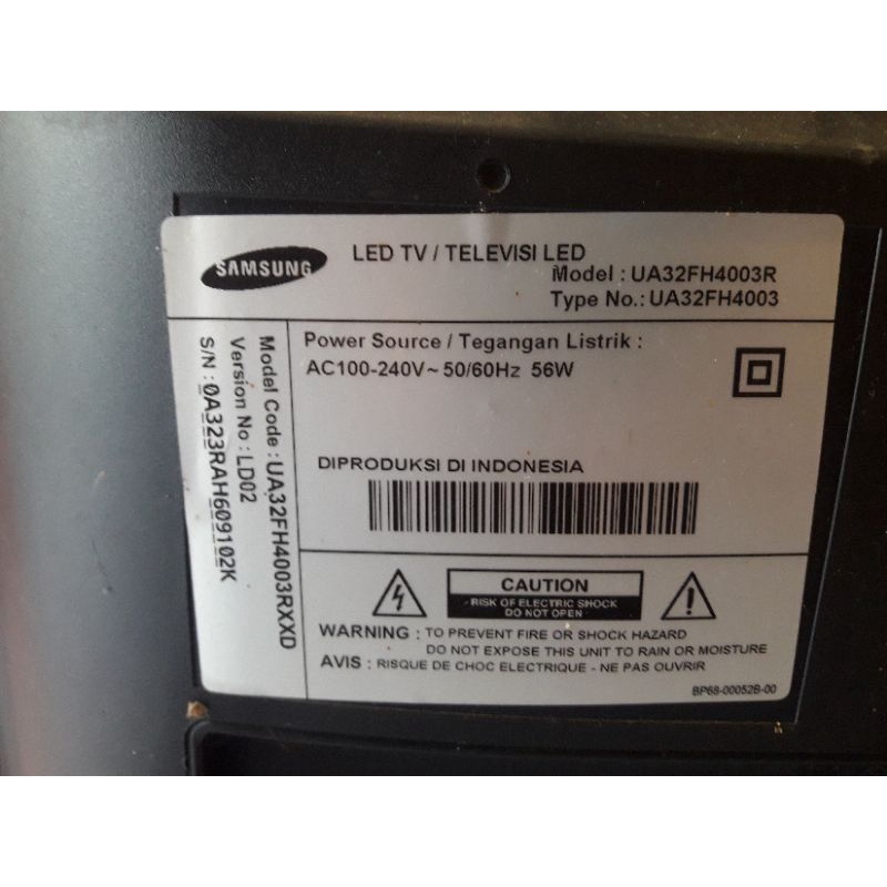 Jual lampu Backlight TV SAMSUNG UA32FH4003R | Shopee Indonesia