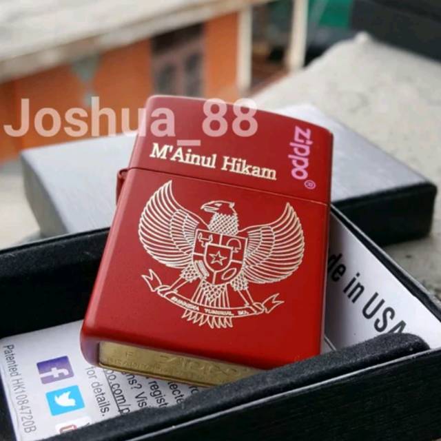 Jual Zippo ukir garuda zippo custom | Shopee Indonesia