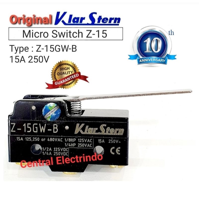 Jual Limit Switch Micro Switch KLARSTERN Z-15GW-B 15A 250VAC High Quality. | Shopee Indonesia