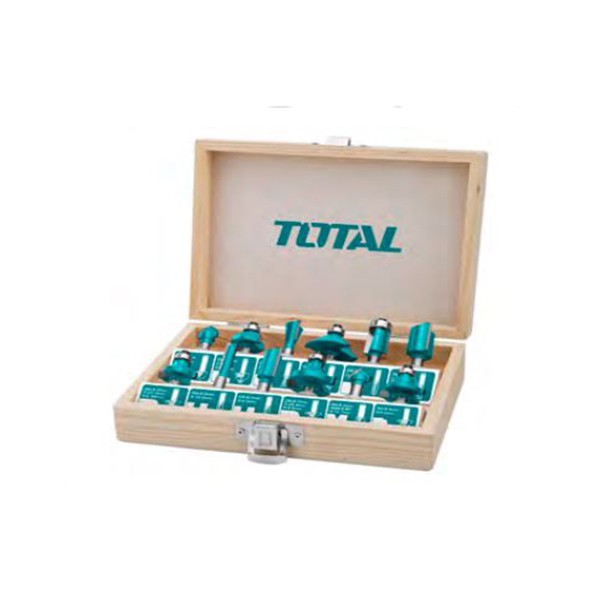 Jual Total Tools - Mata Router Set / Router Bits Set (12mm) 12Pcs ...