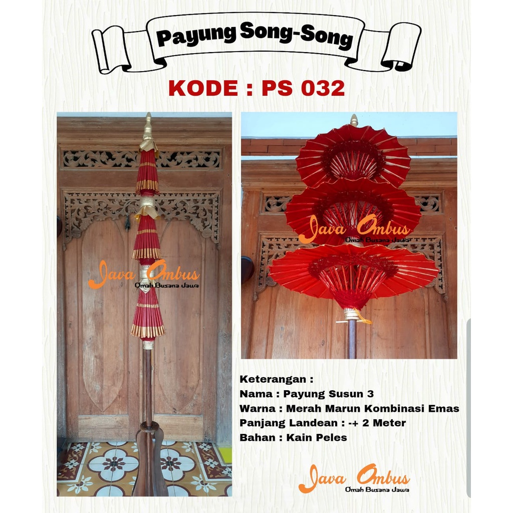 Jual Payung Susun 3 | Payung Songsong | Payung Songsong Agung | Payung ...