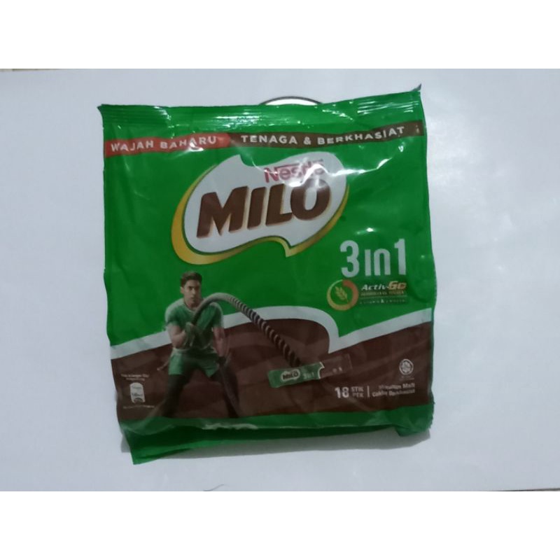 Jual NESTLE MILO produk Malyasia isi 18 stick | Shopee Indonesia