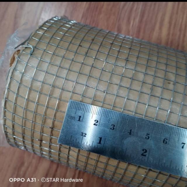 Jual RAM KAWAT LOKET GALVANIS CHROME KOTAK 1/4" PERMETER LEBAR 90 CM ...