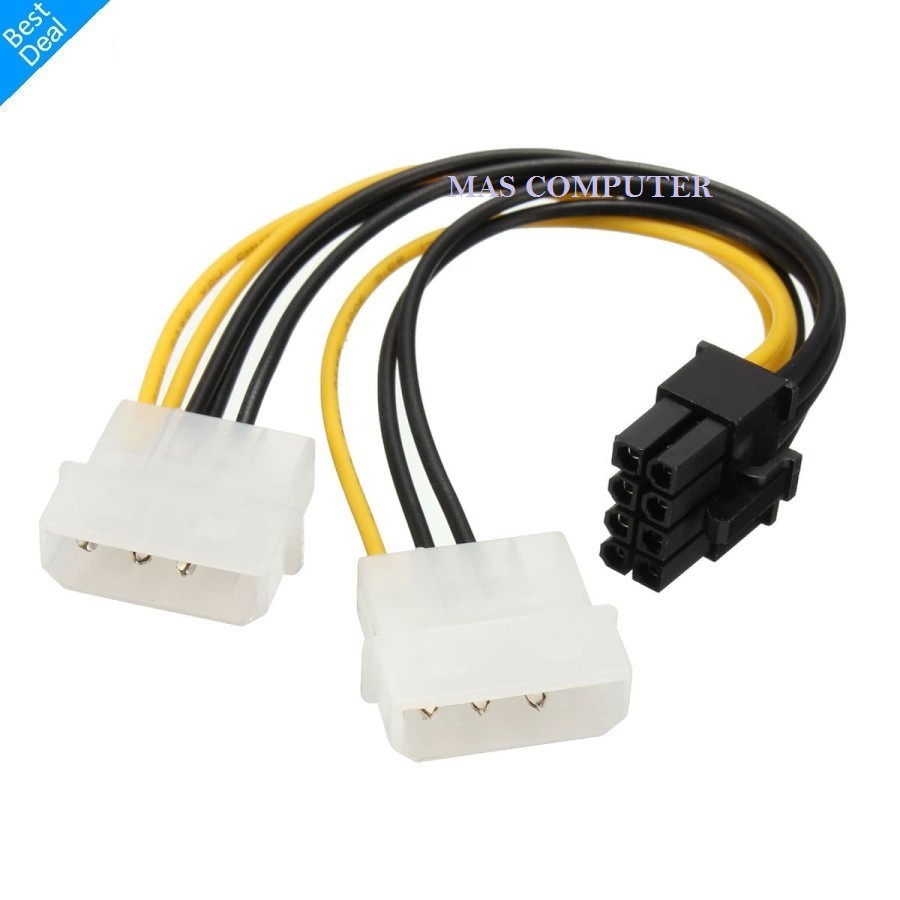 Jual Kabel Power VGA 8Pin / Kabel Power VGA 8 Pin Fimel To 2 Molek Mele ...