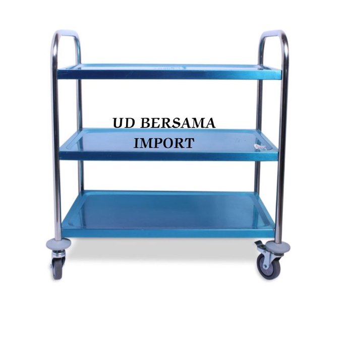 Jual KRISCHEF TROLI 3Tingkat/Troli Makan/Troli Hotel Cafe Restoran ...