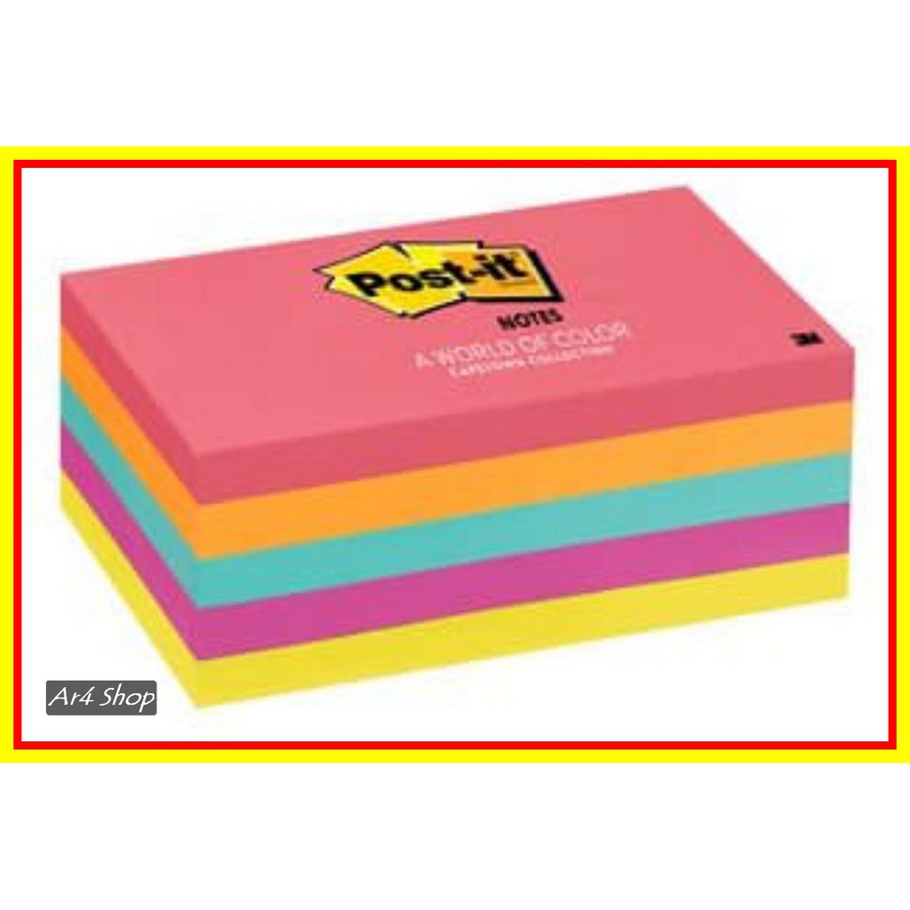 Jual Sticky Notes - Post-It - 655-5Pk. 3 In X 5 In 76 Mm X 127 Mm ...