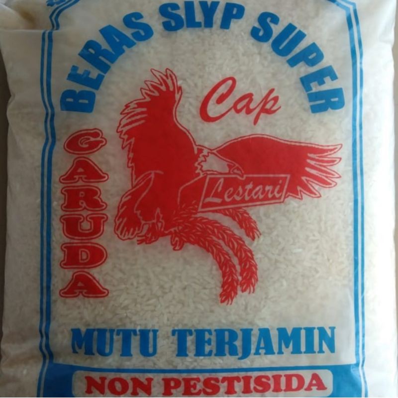 Jual BERAS SYLP SUPER NON-PESTISIDA 5 KG CAP GARUDA LESTARI | Shopee ...
