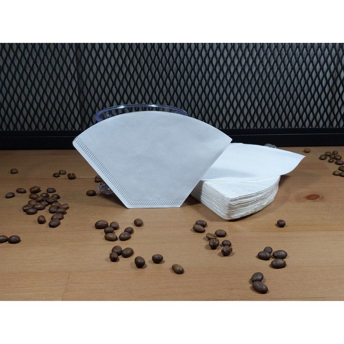 Jual TEKOPI Kertas Filter Drip Coffee V60 Filter Paper 2to4cup isi 100 ...