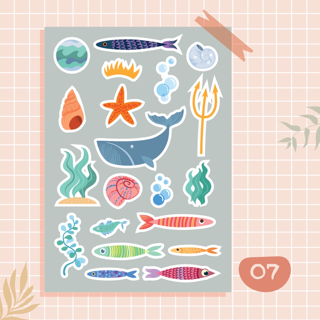 Jual STIKER AESTHETIC A6 *SUDAH CUTTING* | STICKER ESTETIK HP | STIKER ...