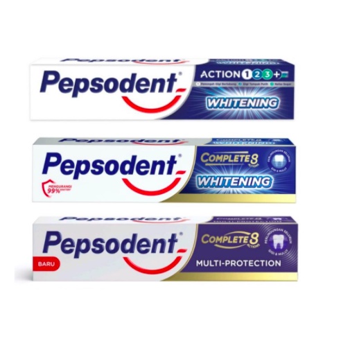 Jual Pepsodent Complete 8 Actions Multi Protection 150gr Siwak Herbal ...