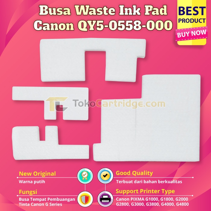 Jual Busa Waste Ink Pad Canon G1000 G2000 G3000, Absorber Pembuangan Printer Canon PIXMA G1000 ...