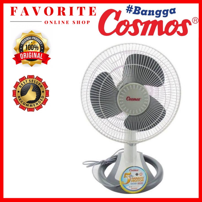 Jual KIPAS ANGIN COSMOS 12 DSE ORIGINAL TWINO DESK FAN | Shopee Indonesia
