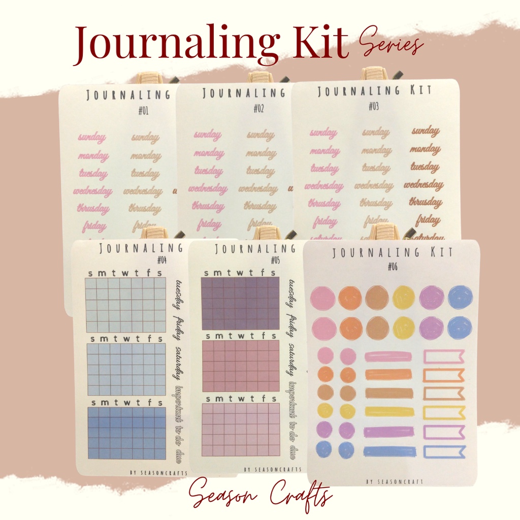 Jual Journaling Kit Sticker Stiker Jurnal | Shopee Indonesia