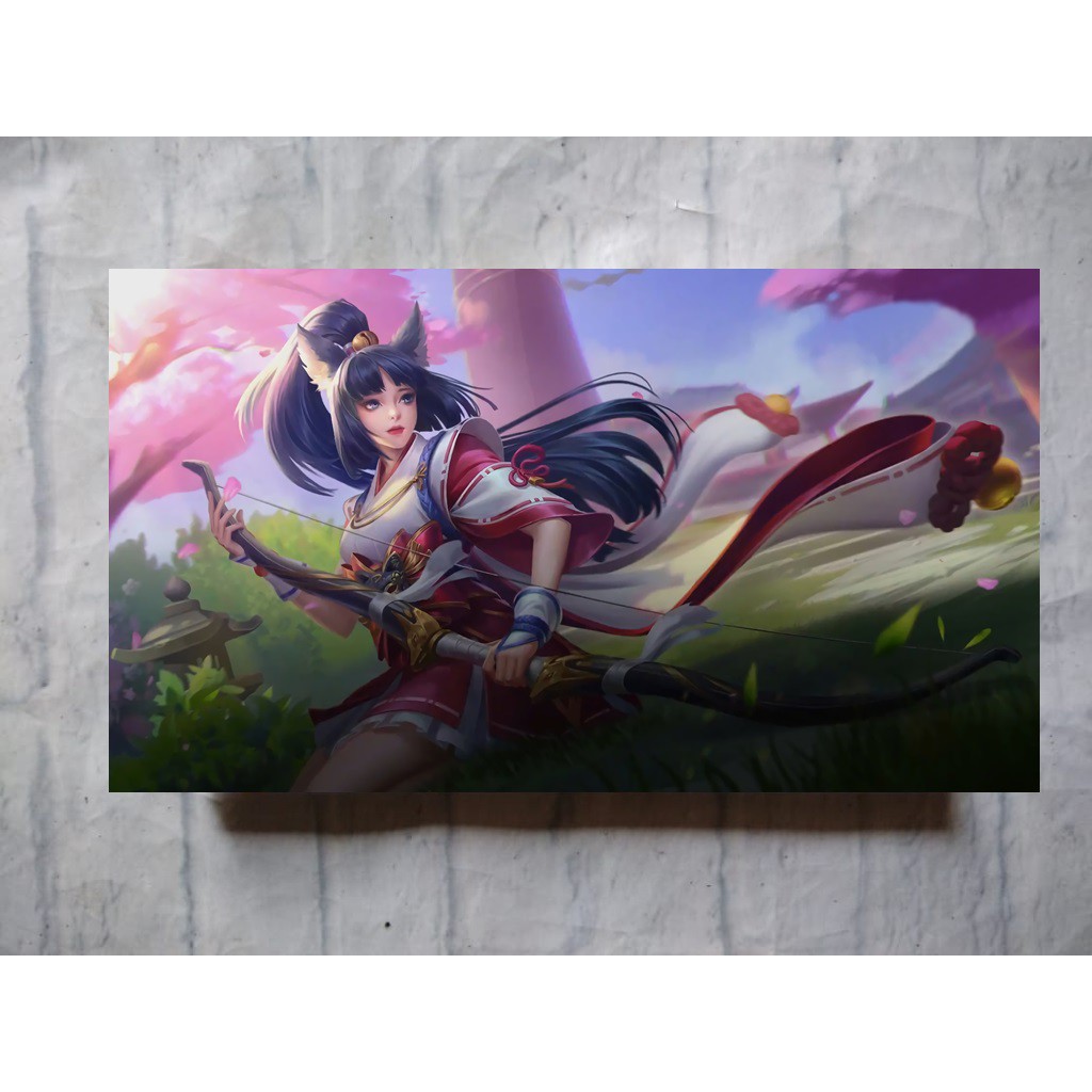 Jual POSTER KAYU mobile legends legend size A3 hero MIYA suzuhime ...