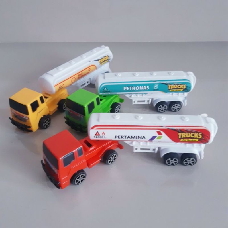 Jual Mainan Set Truk Tanki Isi 3 Pcs - Diecast Mobil Truck Tangki Anak ...