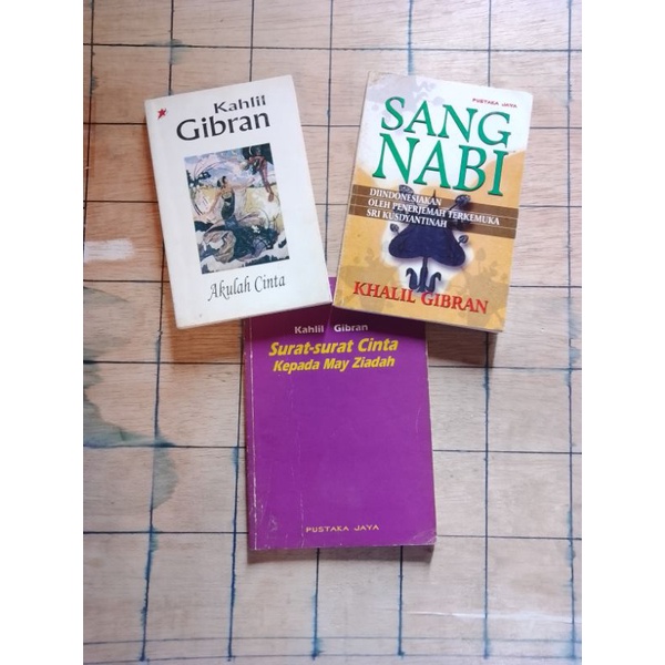 Jual Buku Original Paket 3 Buku; Akulah Cinta, SANG NABI dan Surat ...