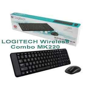 Jual LOGITECH MK-220 Combo Keyboard & Mouse Wireless | Shopee Indonesia